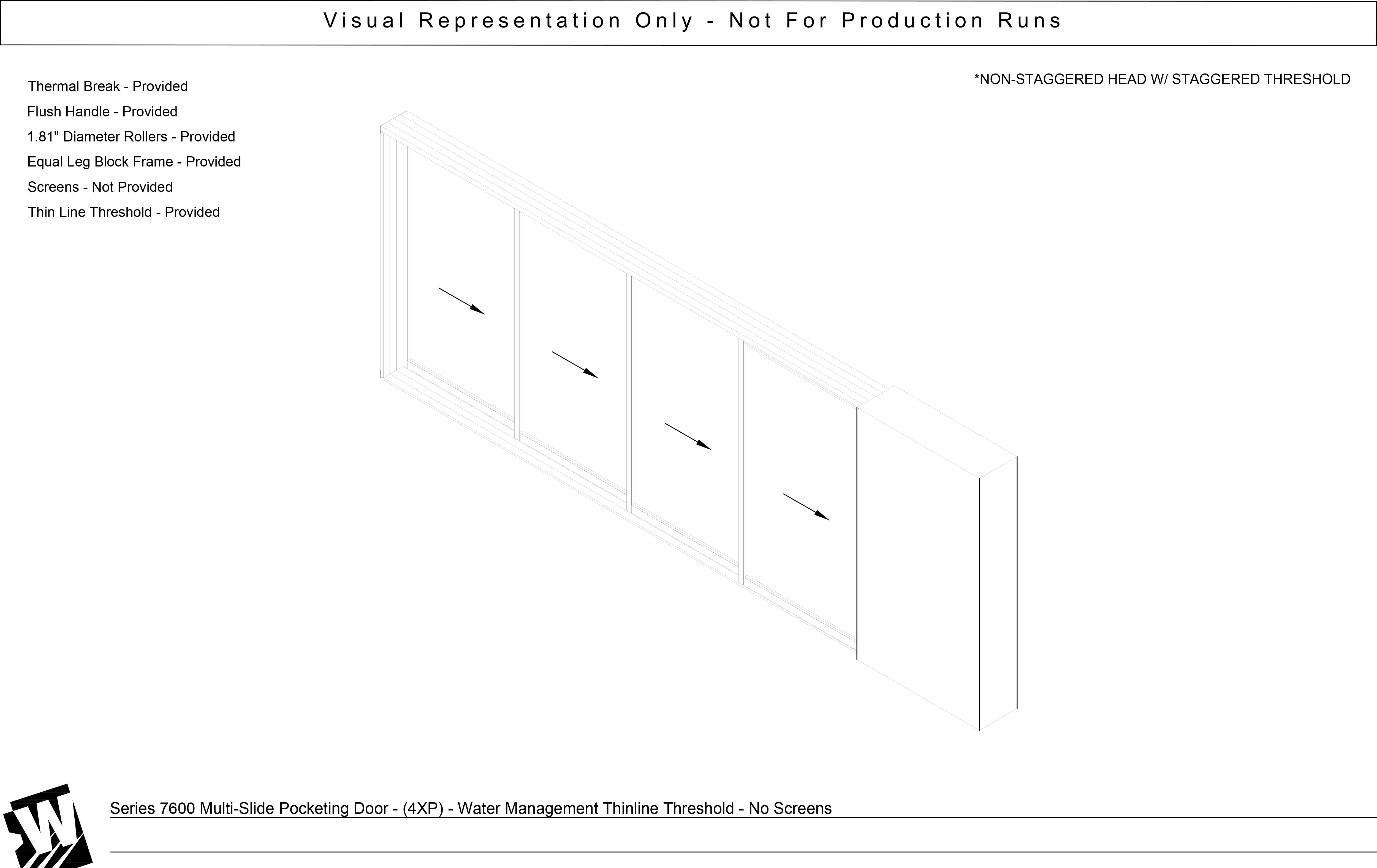 XXXXP - 4 Vent Panels with Pocket - Water Management Sill - Pocket ...
