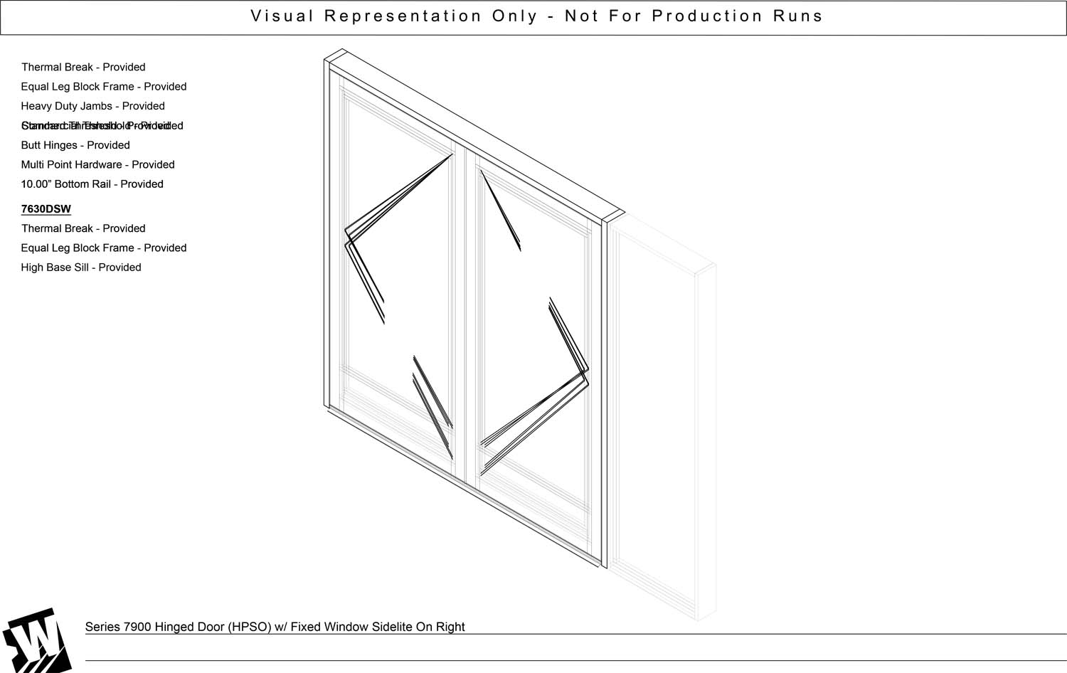 HPSO-L – Hinged Pair Swing Out, Active Left with Sidelite Right - EQ ...